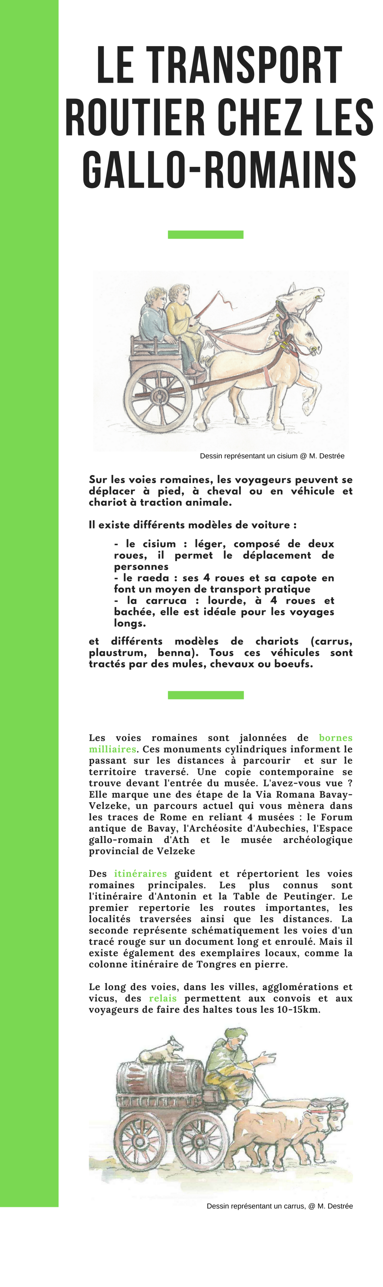 Le transport routier chez les Gallo-romains - Espace gallo-romain